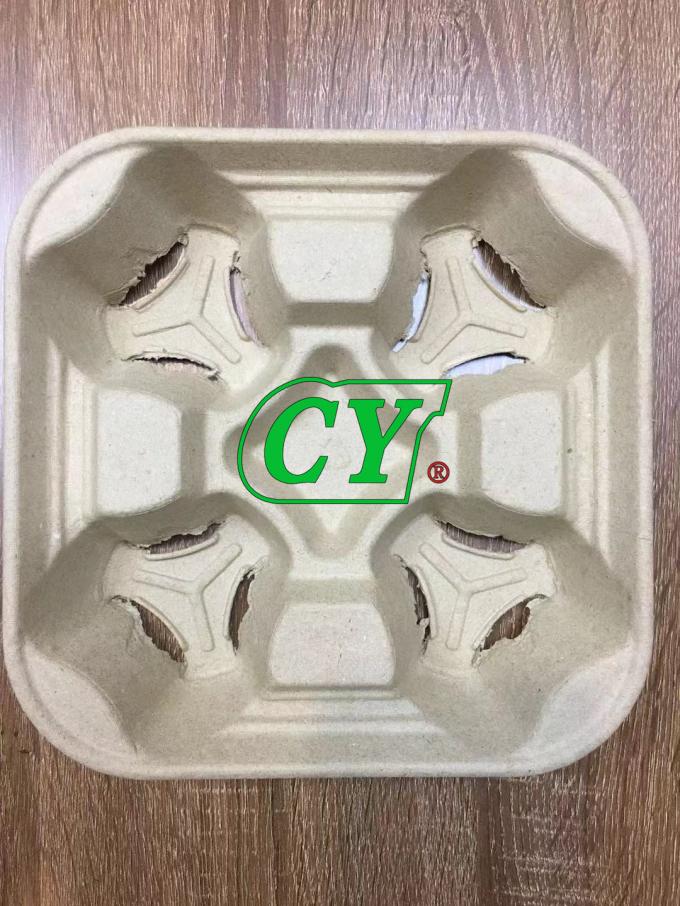 Plastic Paper Pulp Mold Diogradable Recycle Coffee Tray Mould