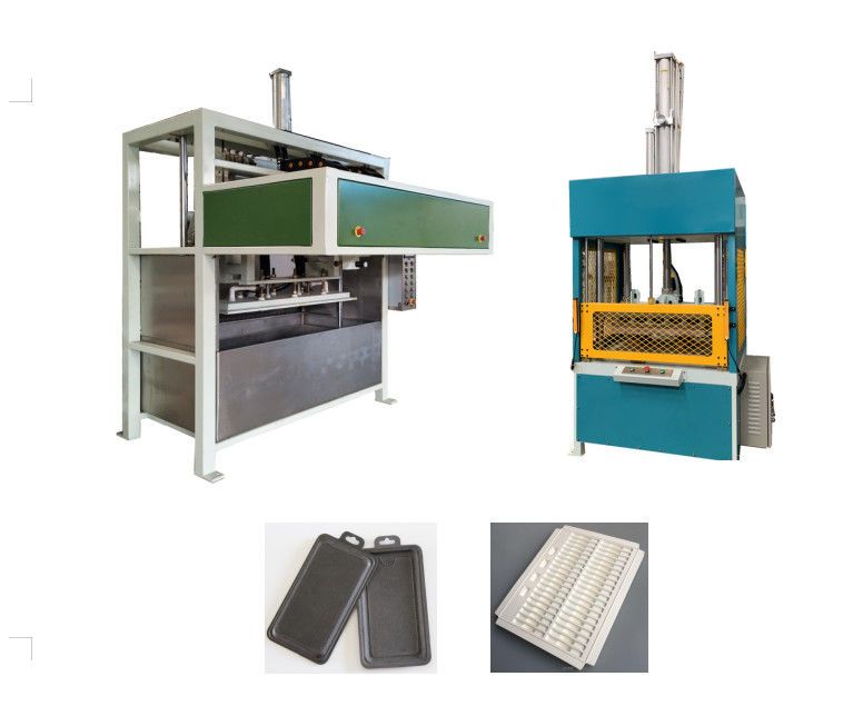 Semi - Automatic Pulp Molding Fiber Replace PP PEP Finery Packaging ...