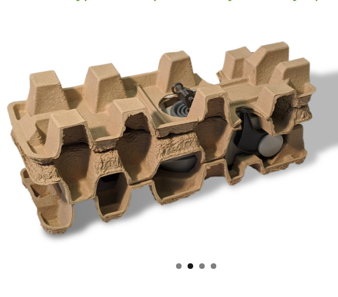 Electronic Paper Tray Pulp Packaging Customize Dimension